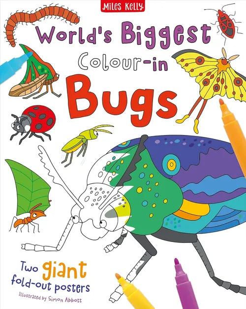 World’s Biggest Colour-in Bugs – BOOKS ALERT